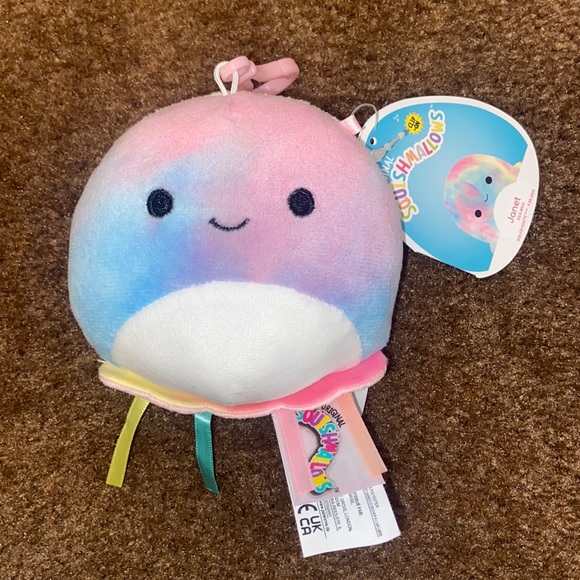 Squishmallows | Other | Janet The Jellyfish Squishmallow Clipon 35 ...